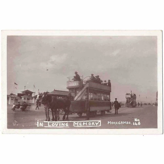 MORECAMBE IN LOVING Memory of Horse Drawn Trams Unused EUR 20,40 ...