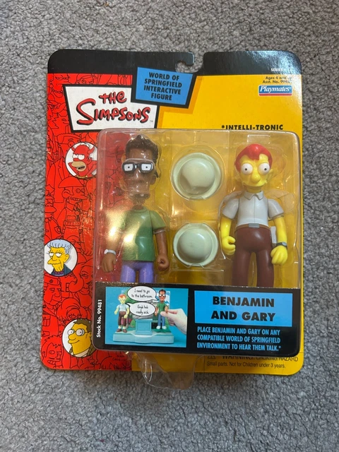 THE SIMPSONS WOS Interactive Playmates Benjamin & Gary Series 16 (FREE ...