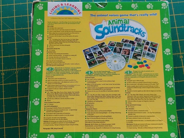 LIVING AND LEARNING Animal Soundtracks Game For Children £8.66 ...