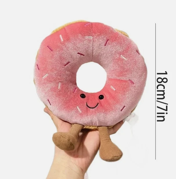 JELLYCAT AMUSEABLE DOUGHNUT Soft Toy Tags & Dust Bag Party Gift Tags ...