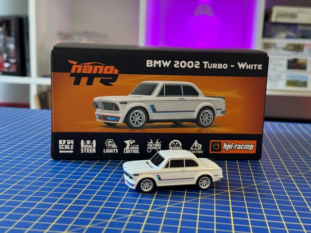 HPI NANO TTR BMW 2002 Turbo White 1:64 HP161400 - Modeling £91.67 ...