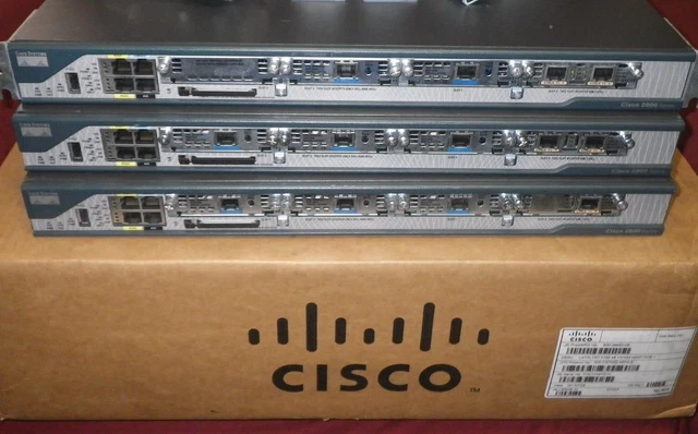 CISCO 2801-VSEC/K9 SECURITY Plus Router Voice Bundle PVDM VWIC MFT 1-YR ...