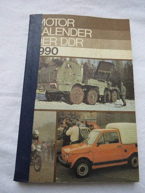MOTORKALENDER DER DDR 1990-Militärverlag der DDR 1.Auflage EUR 2,99 ...
