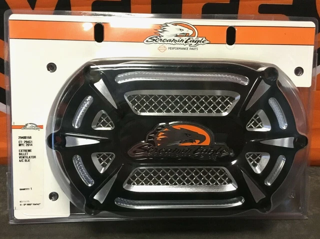 HARLEY-DAVIDSON SCREAMIN' EAGLE Extreme Billet ventilateur filtre à air ...