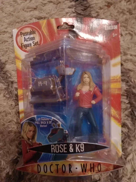 DOCTOR WHO ROSE Tyler K-9 fully poseable action figure set BBC BNIB ...