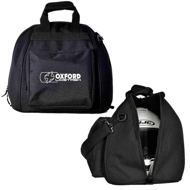 OXFORD DELUXE LIDSTASH Motorcycle Helmet Bag Motorbike Crash Lid Carry ...
