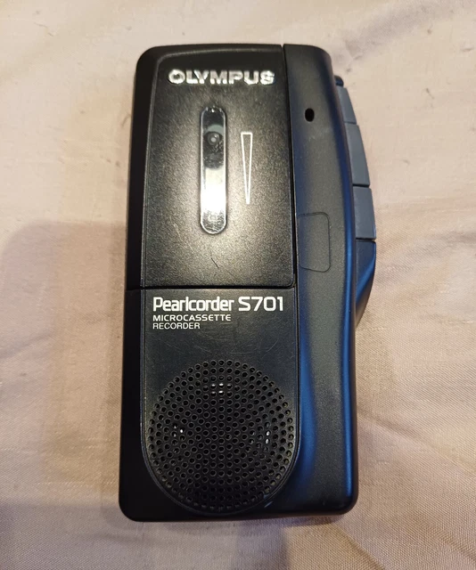 OLYMPUS PEARLCORDER S701 Microcassette Dictaphone Voice Recorder - Functional £16.32 - PicClick UK
