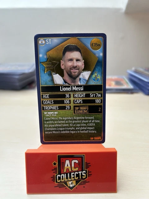 LIONEL MESSI ~ Top Trumps World Football Stars '24 (1705) EUR 5,45 ...