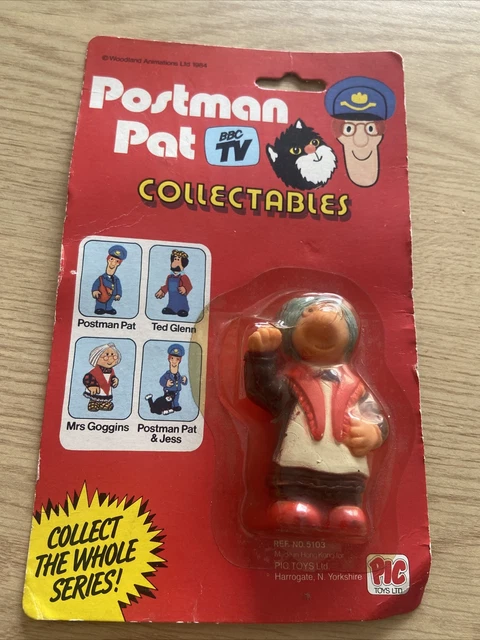 VINTAGE POSTMAN PAT, Mrs Goggins 1984 Collectible Figure *Boxed* £9.99 ...