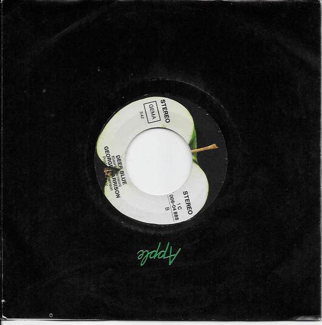 GEORGE HARRISON &BANGLA-DESH&/&DEEP Blue" Single 7" EUR 3,00 - PicClick FR