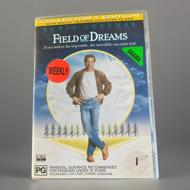 FIELD OF DREAMS (DVD,1989) Kevin Costner Ex Rental VGC Baseball ...
