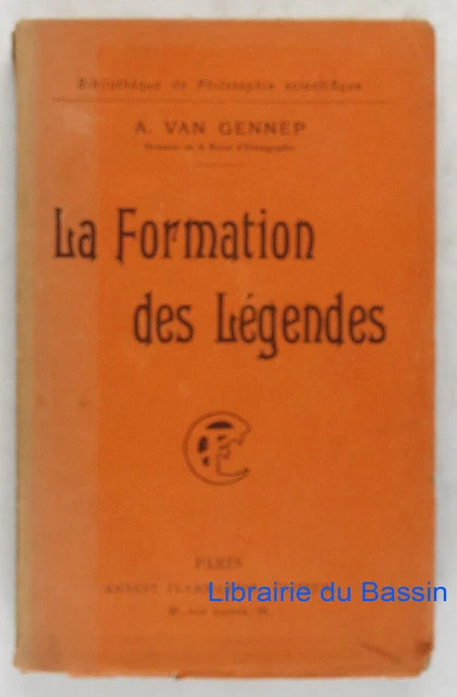 LA FORMATION DES Légendes A. Van Gennep 1910 EUR 32,50 - PicClick FR