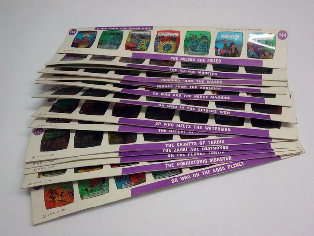 DOCTOR WHO CHAD Valley Give A Show Projector Slides - Full set of 16 ...