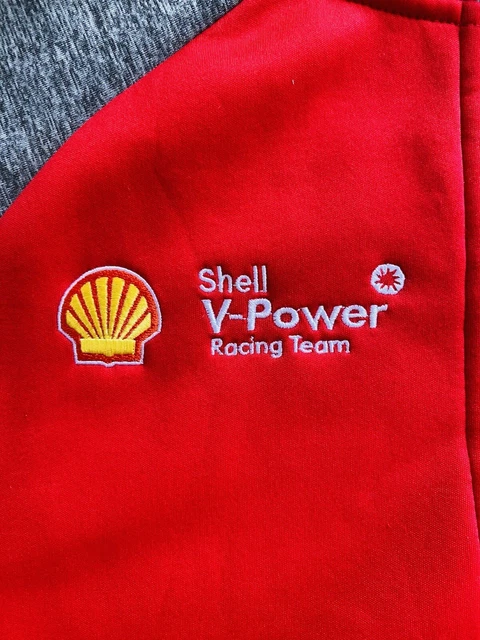 DJR TEAM PENSKE Official Supercars Performance Shell Racing Red Hoodie ...