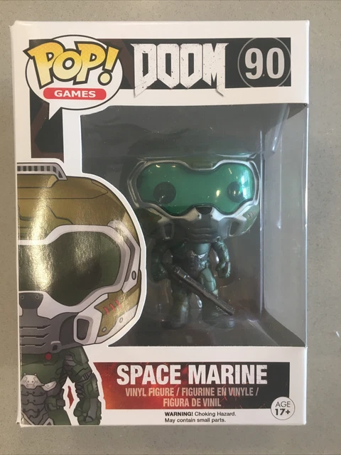 FUNKO POP GAMES: Doom - Space Marine 90 (great Condition) $44.99 ...