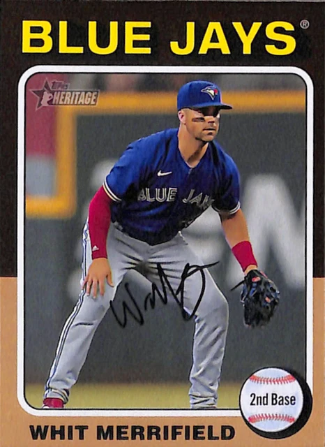 2024 TOPPS HERITAGE Mini #359 bianco Merrifield Toronto blu giaia EUR 2 ...
