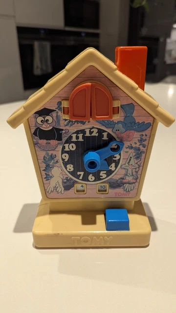 VINTAGE TOMY TICK Tock Teacher Cuckoo Clock Educational Toy Works £40. ...