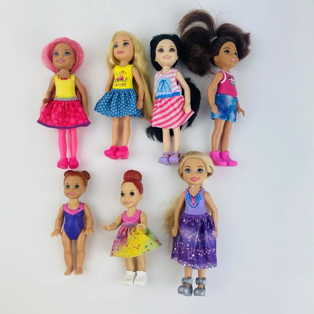 BARBIE CHELSEA KELLY Shelly Little Sister Dolls Bundle Mattel £14.99 ...