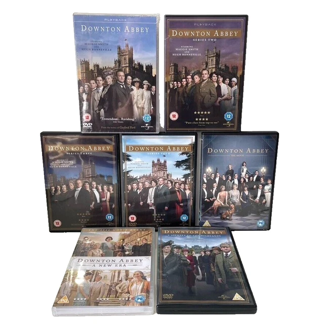DOWNTON ABBEY DVD Bundle Series 1-4 plus 2 Movies & A Journey To The ...