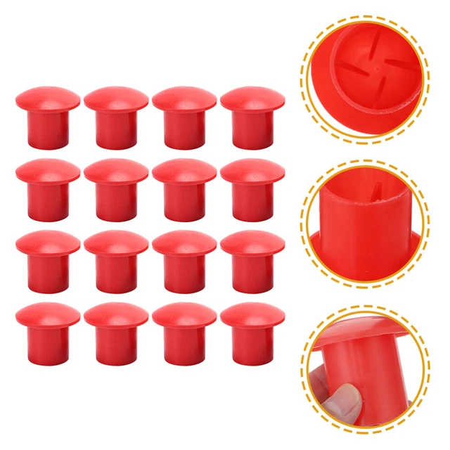 60 PCS RED Cap Rebar Protection Caps Construction Mushroom £32.58 ...