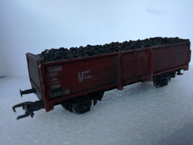 ROCO HO 46010 Offener Güterwagen DB, Kohleladung, KKK, OVP EUR 12,90 ...