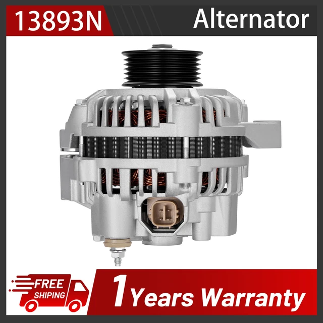 ALTERNATOR FOR HONDA Civic 1.7 Dx Lx Ex Vp D17 2001 2002 2003 2004 2005 70Amp $138.85 - PicClick CA