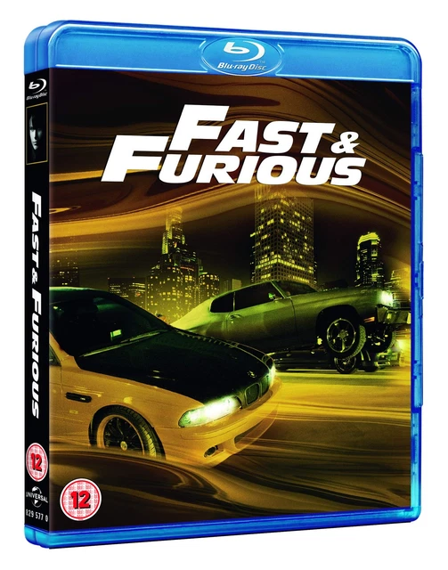 FAST & FURIOUS (Blu-ray) Vin Diesel Paul Walker Michelle Rodriguez John ...
