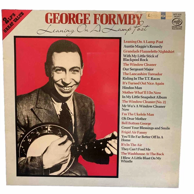 GEORGE FORMBY LEANING On A Lamp Post double LP vinyl UK Mfp 1983 album ...