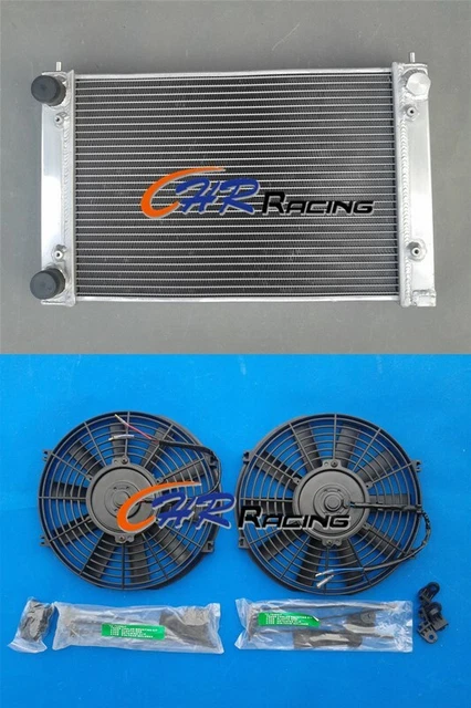 ALUMINIUM RADIATOR & FANS VW Golf MK2 MK II 1.6 8V and 1.8 16V 1982 ...