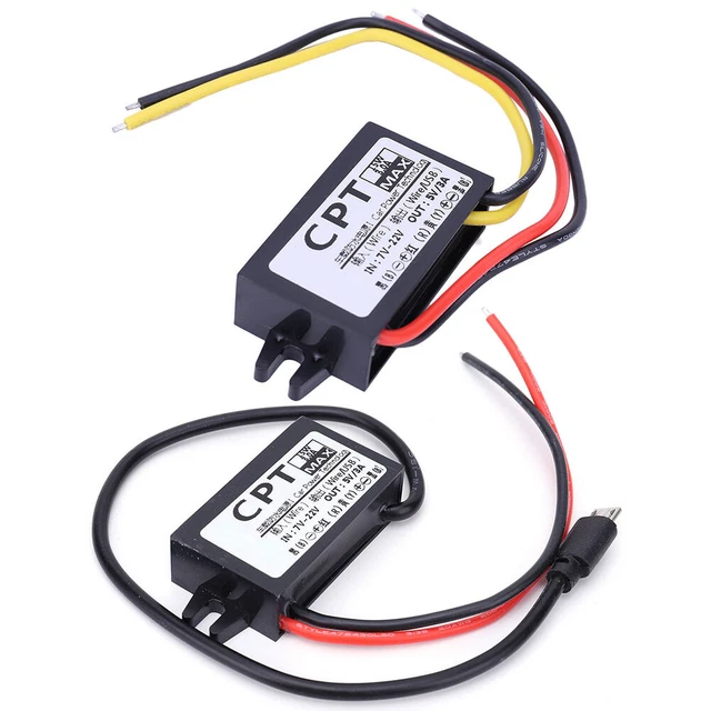 12V TO 5V 3A 15W Buck Converter Module Convenient CPT Reduced Voltage ...
