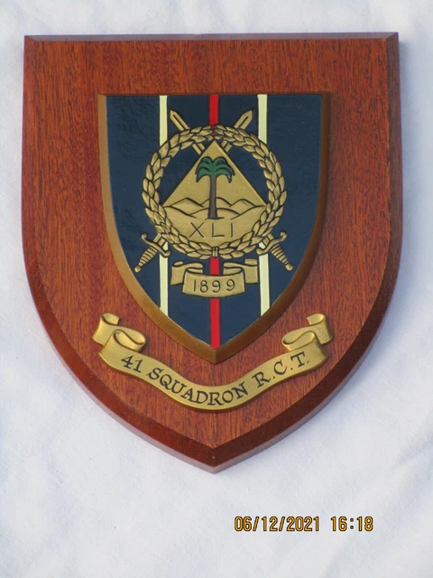 COAT OF ARMS: 9 Squadron Rct, Royal Corps Of Transport, Bielefeld, Wall ...