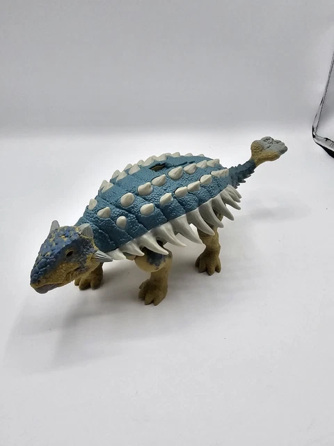 JURASSIC WORLD CAMP Cretaceous Ankylosaurus Bumpy Action Figure Mattel ...