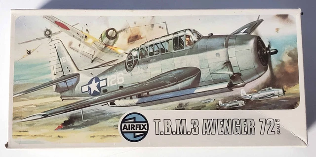 VINTAGE AIRFIX 1:72 Grumman Tbm3 Avenger Complete Boxed £16.50 ...