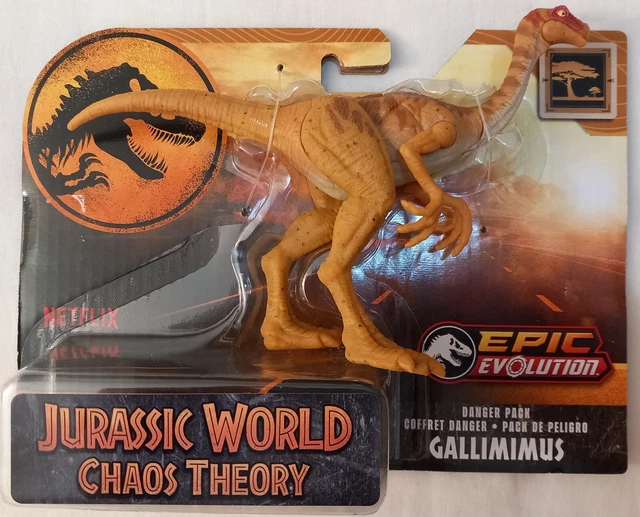 JURASSIC WORLD CHAOS Theory Epic Evolution Gallimimus Mattel RARE NEW £ ...