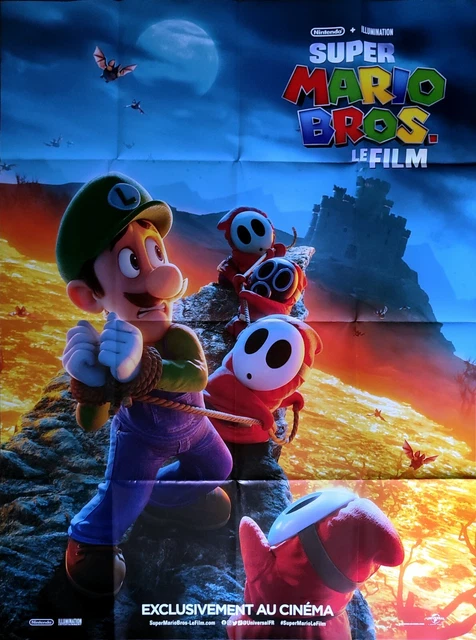 AFFICHE CINÉMA -SUPER MARIO BROS le film - modèle préventif LUIGI 2 ...
