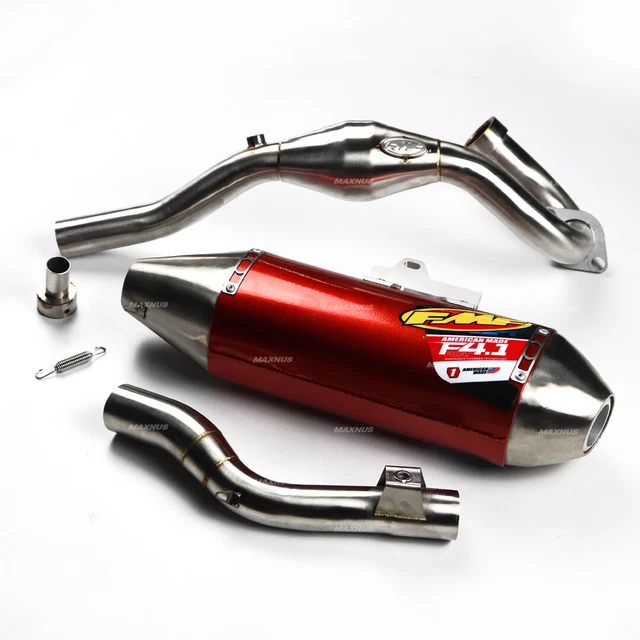 FULL SYSTEM EXHAUST Muffler Pipe Red Raching For Honda Crf300L Rally ...