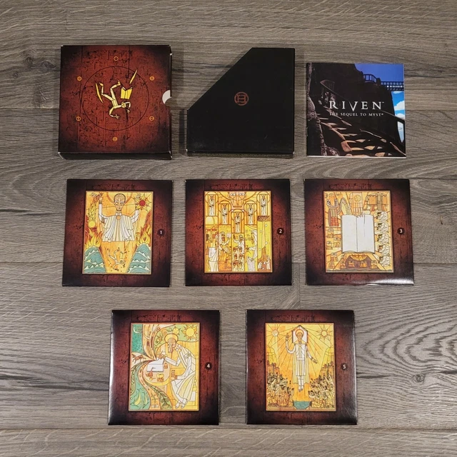 COPIE ORIGINALE RIVEN: The Sequel To Myst 5 PC CD-ROM Win 95 MacOs ...