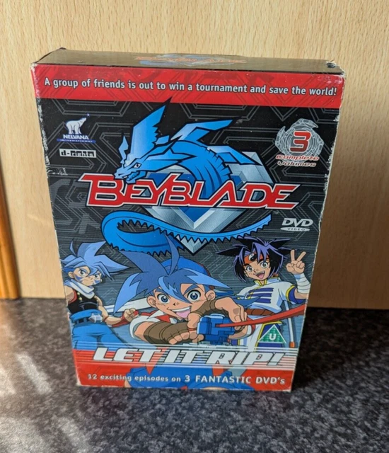 BEYBLADE ~ LET IT RIP ~ DVD BOX SET Volumes 1-3 ~ region 2 £8.00 ...