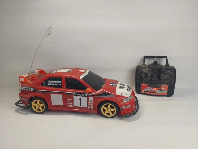 MRC MITSUBUSHI LANCER Evo VI With Remote Damaged Broken Not Working Red ...