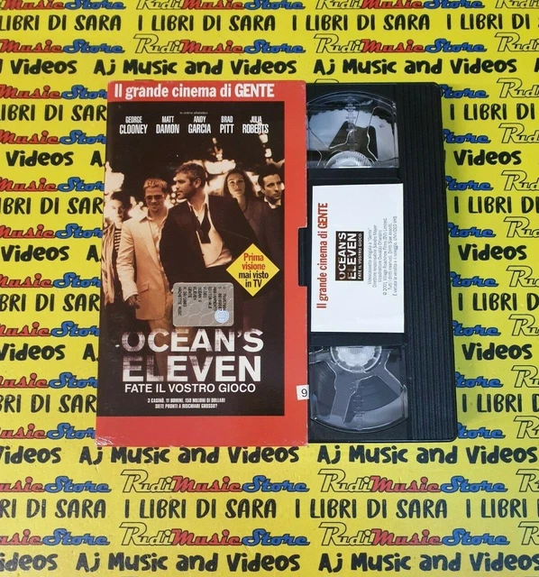 VHS*FILM OCEAN'S ELEVEN George Clooney Garcia Brad Pitt CARTONATA (F30 ...