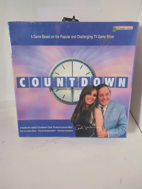 COUNTDOWN BOARD GAME 2005 Britannia Games New SEALED Carol Vorderman £ ...