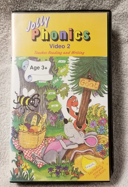 JOLLY PHONICS VIDEO 2 VHS Tape Teaches Reading and Writing Jolly ...