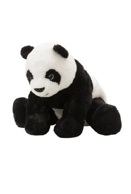 IKEA KRAMIG 30CM Baby Panda Soft Toy White/Black Washable NEW £15.00 ...