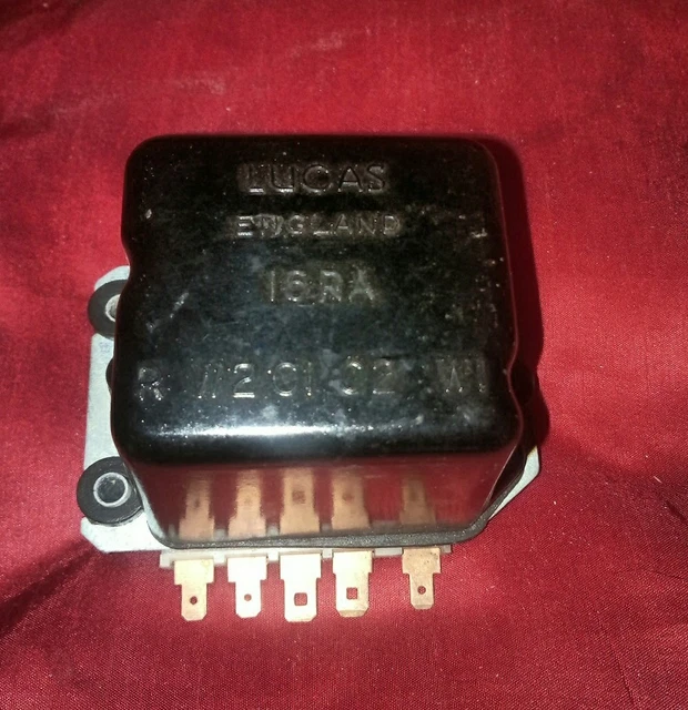 GENUINE LUCAS 16RA 12V Voltage Regulator Morris,Triumph,Stag,Jag, Etc £ ...