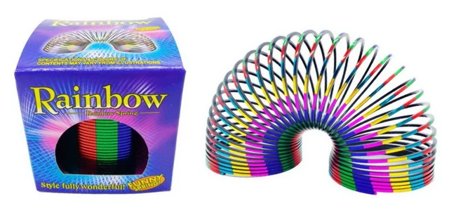 MAGIC SLINKY RAINBOW Bouncy SPRING FUN TOY £5.75 - PicClick UK