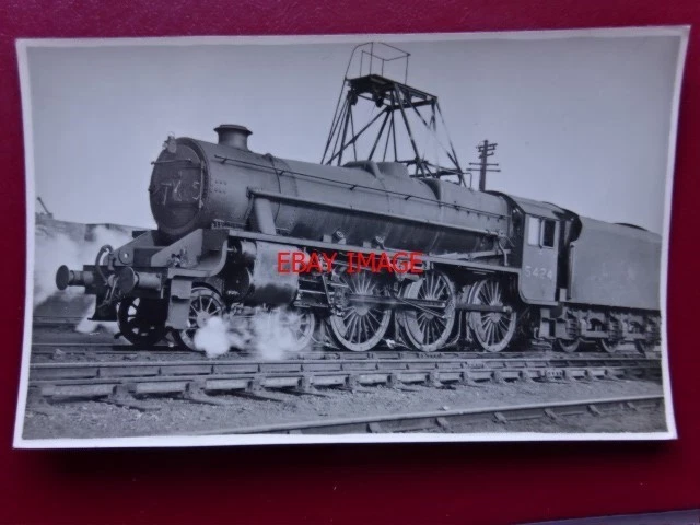PHOTO LMS Black Five Loco No 5424 Br 45424 £2.00 - PicClick UK