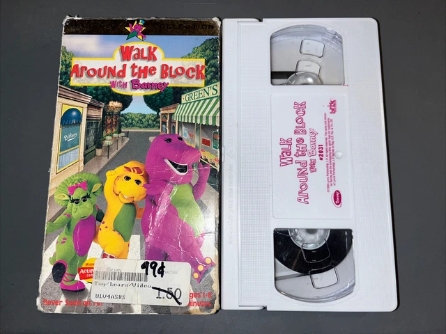 BARNEY - WALK Around the Block with Barney (VHS, 1999) 6 $10.49 ...