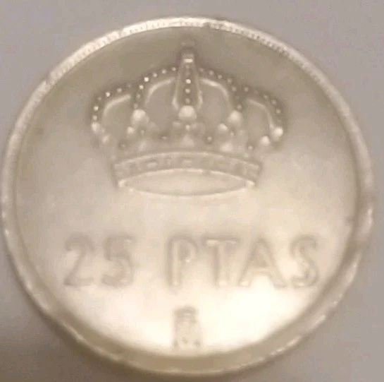 25 PTAS PESETAS Spain Spanien Peseten ESPANA 1982 Münze Coin EUR 2,00 ...
