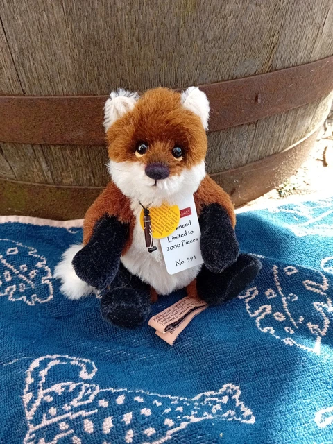 CHARLIE BEARS MINIMO Mohair Jointed Bear Townend Fox Tags Limited ...
