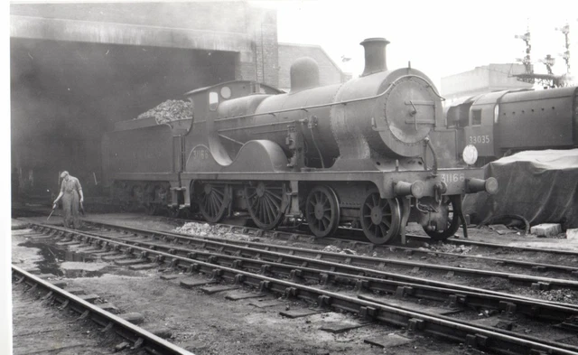 RAIL PHOTO SR SECR 440 31166 Tonbridge shed Kent £2.59 - PicClick UK